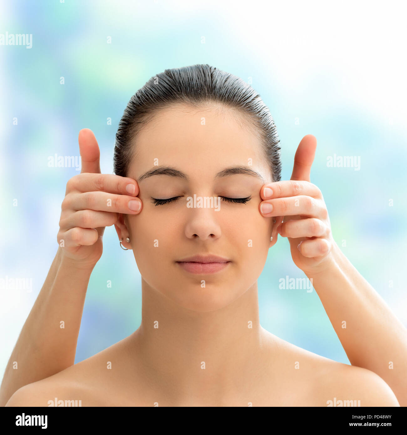 Human being side face hi-res stock photography and images - Alamy