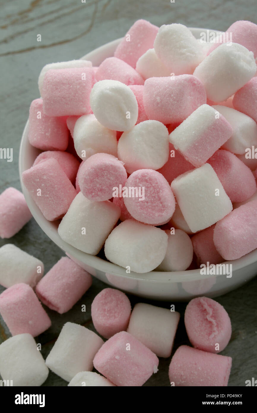 marsh mallow candy Stock Photo - Alamy