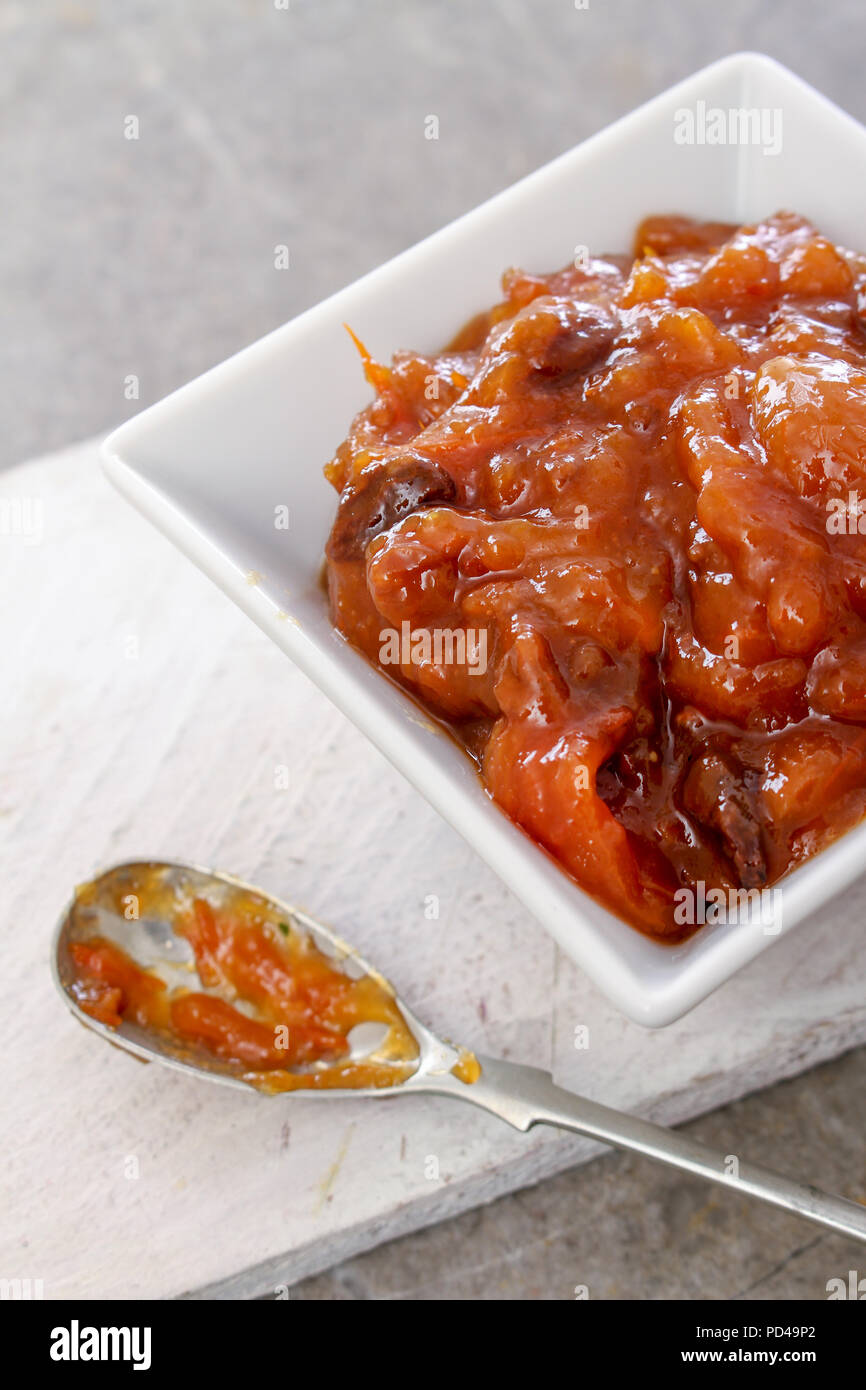 butternut squash chutney Stock Photo - Alamy