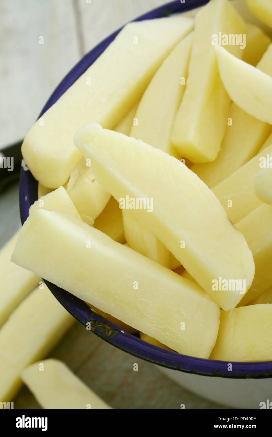 Chipping potatoes hi-res stock photography and images - Alamy