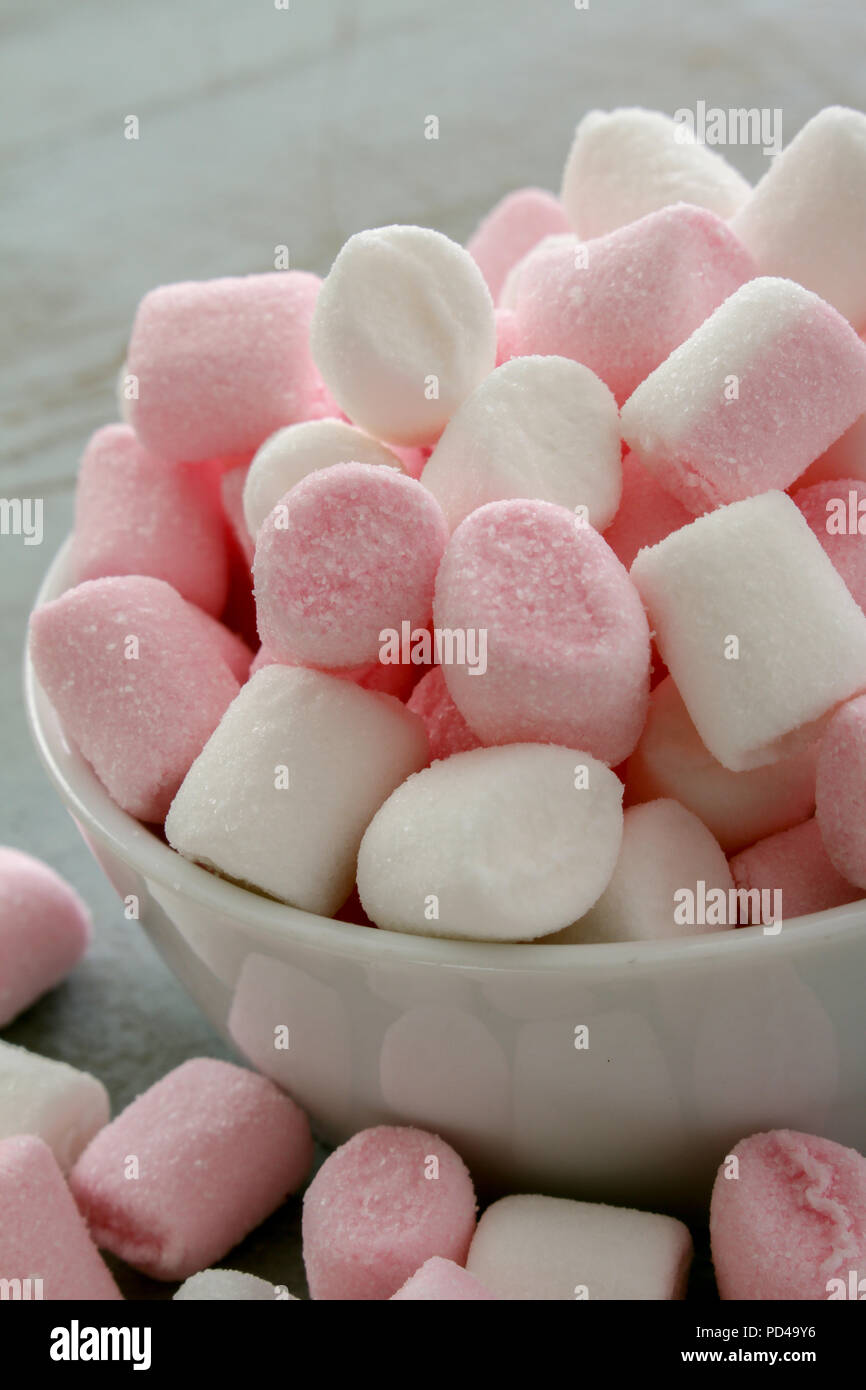 marsh mallow candy Stock Photo - Alamy