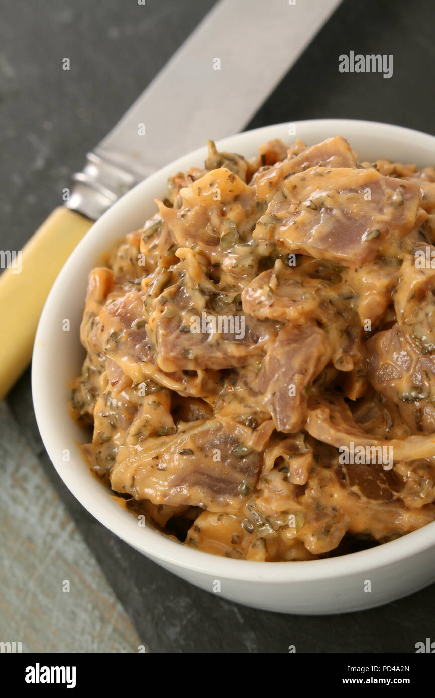 sandwich filling in dish Stock Photo - Alamy