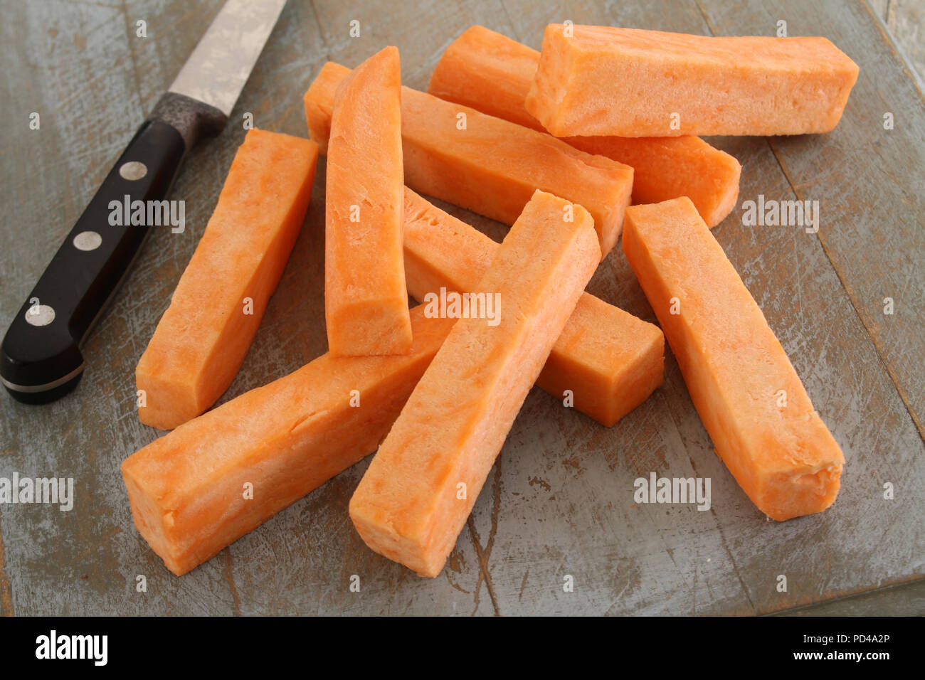 Making chipped potatoes hi-res stock photography and images - Alamy