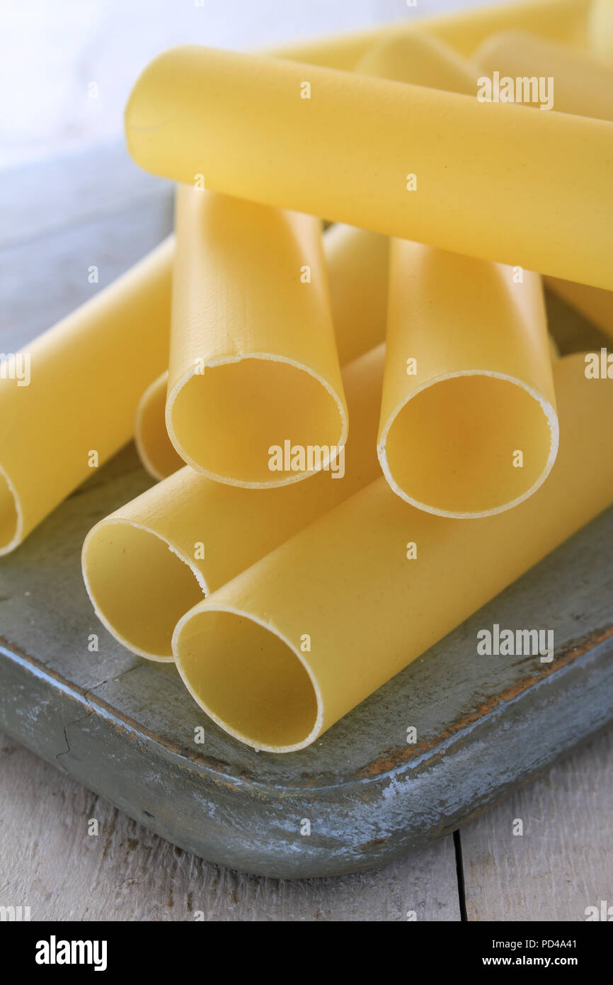 Large pasta tubes hi-res stock photography and images - Alamy