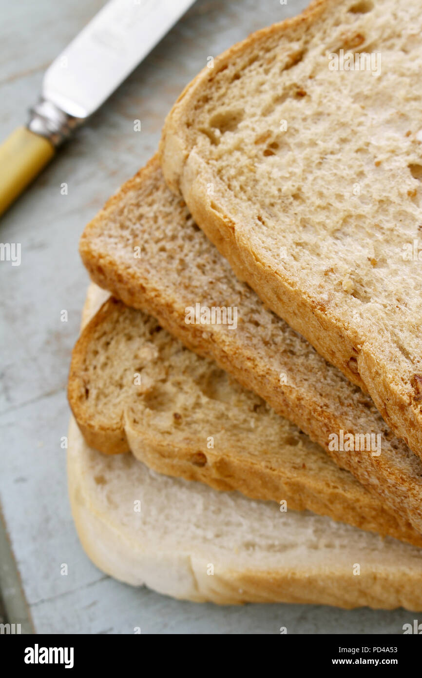 sliced bread selection Stock Photo - Alamy