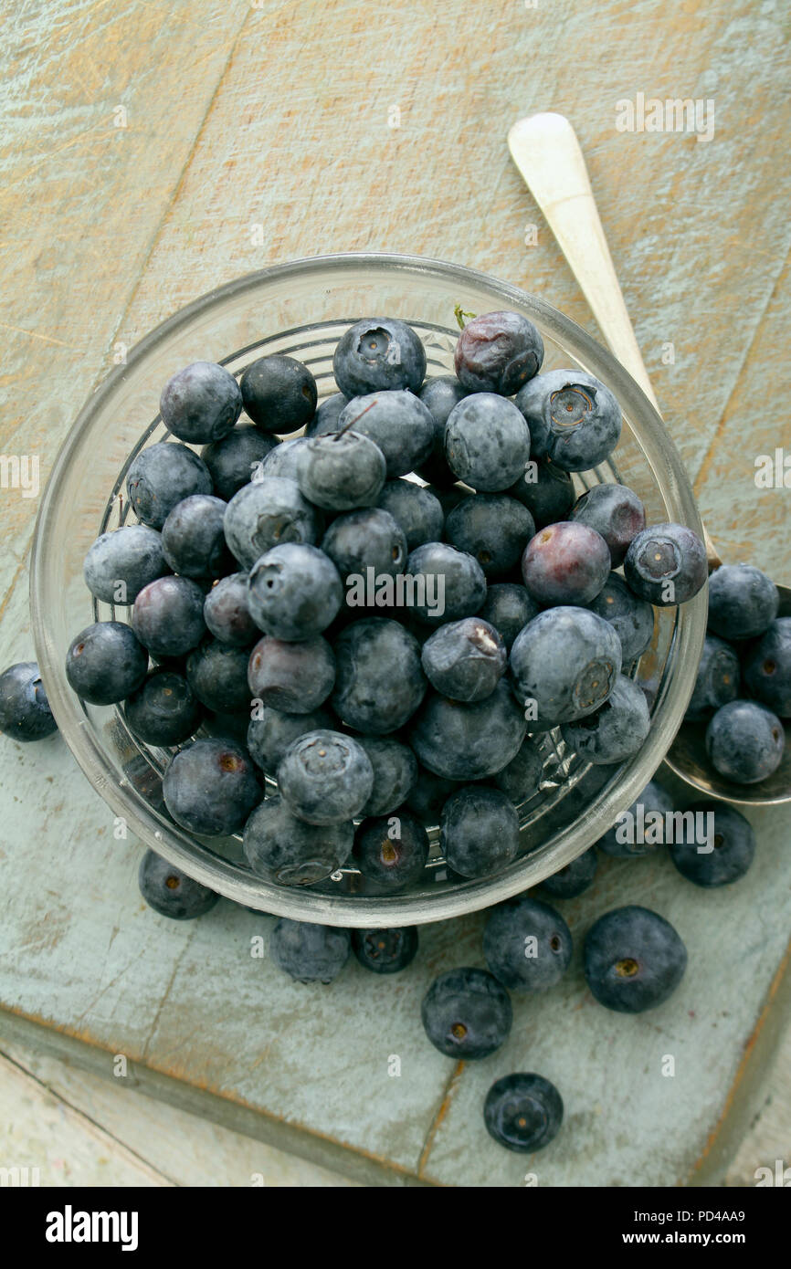 preparing fresh blueberries Stock Photo - Alamy