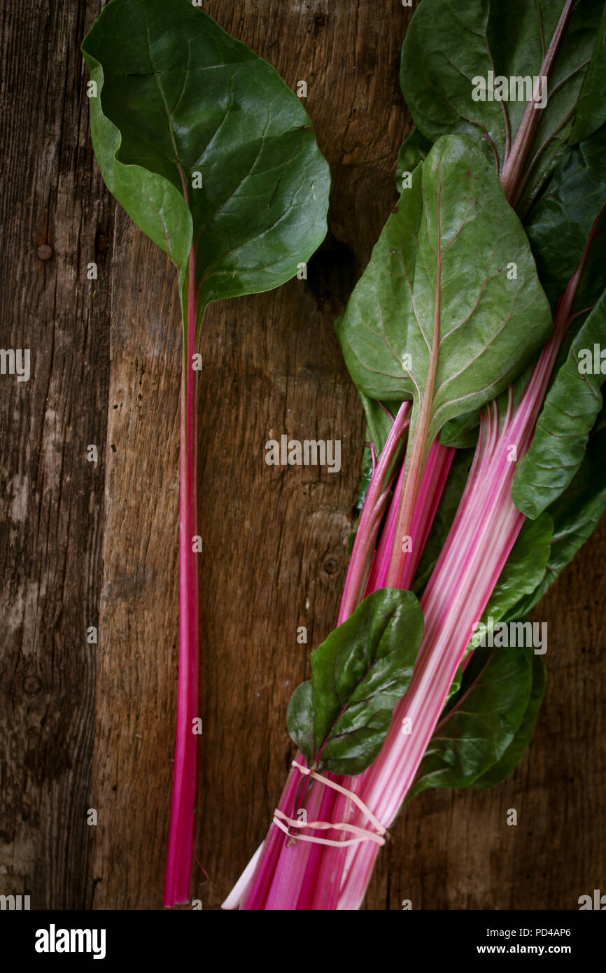 preparing fresh chard Stock Photo - Alamy