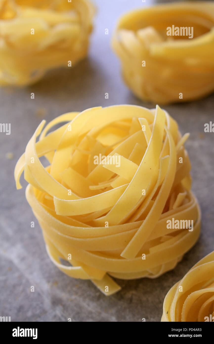 fresh uncooked pasta Stock Photo - Alamy