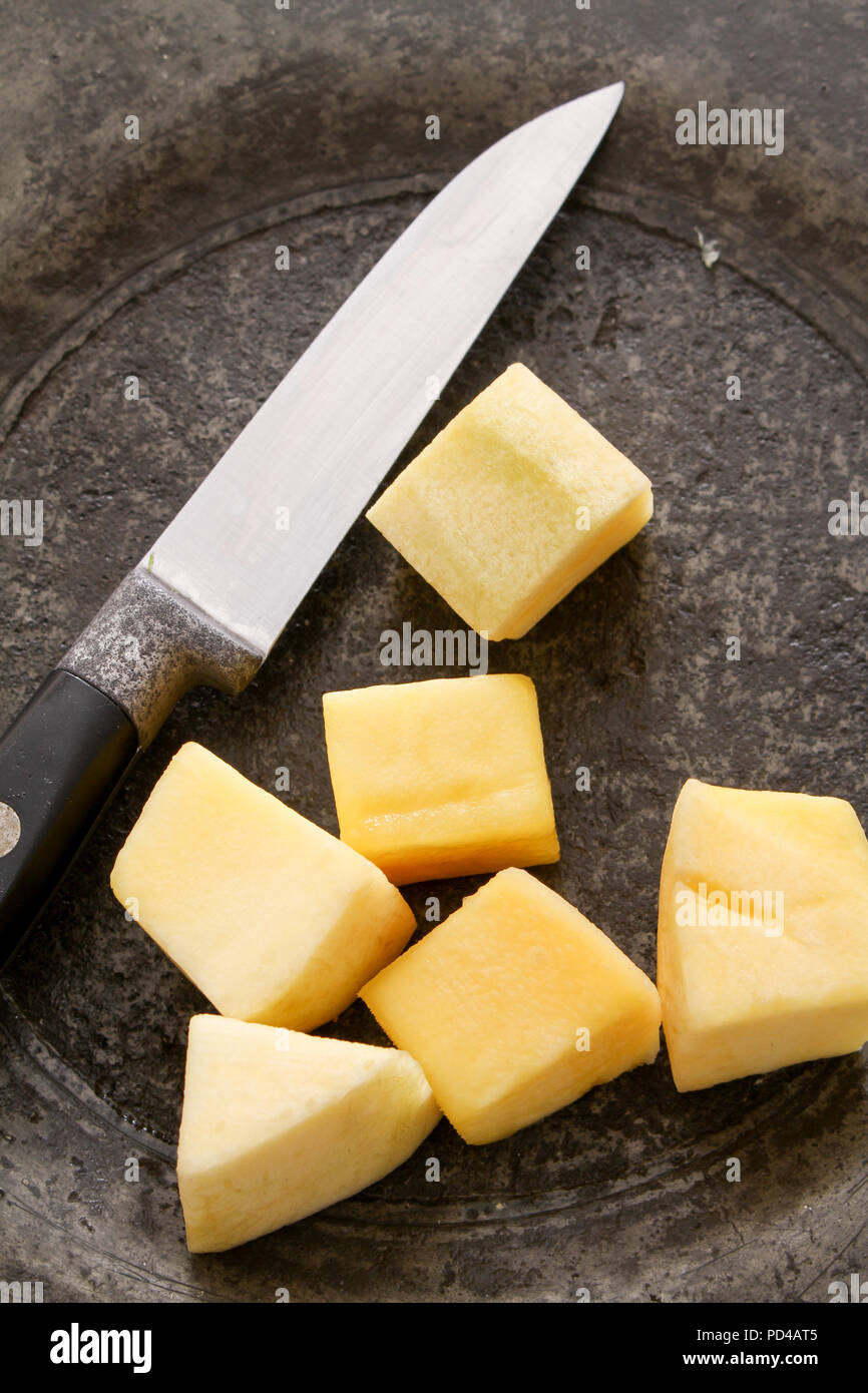 preparing fresh mango Stock Photo - Alamy