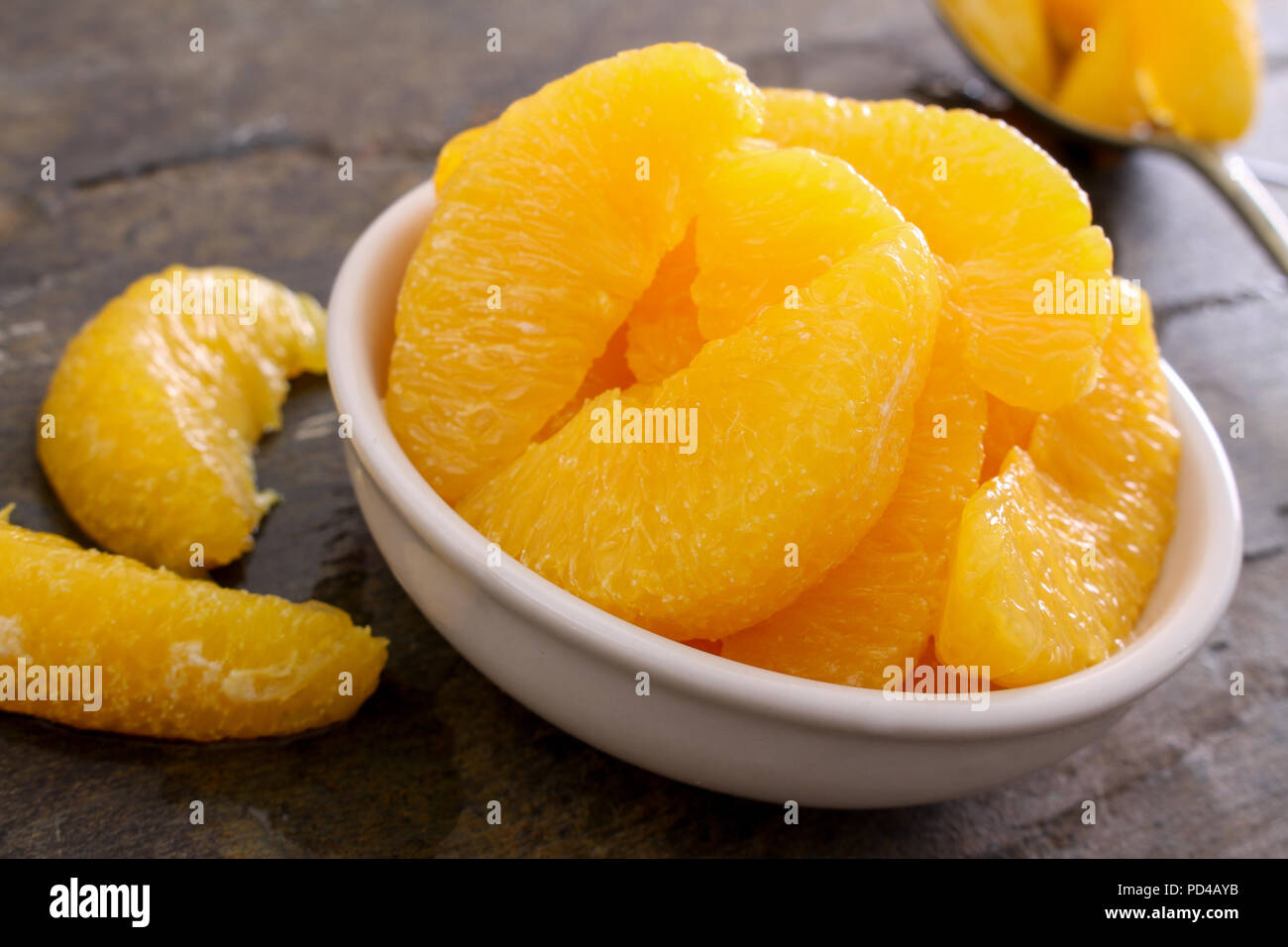 prepared orange segments Stock Photo - Alamy