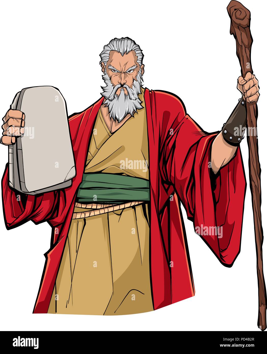 Moses Stock Vector Images - Alamy
