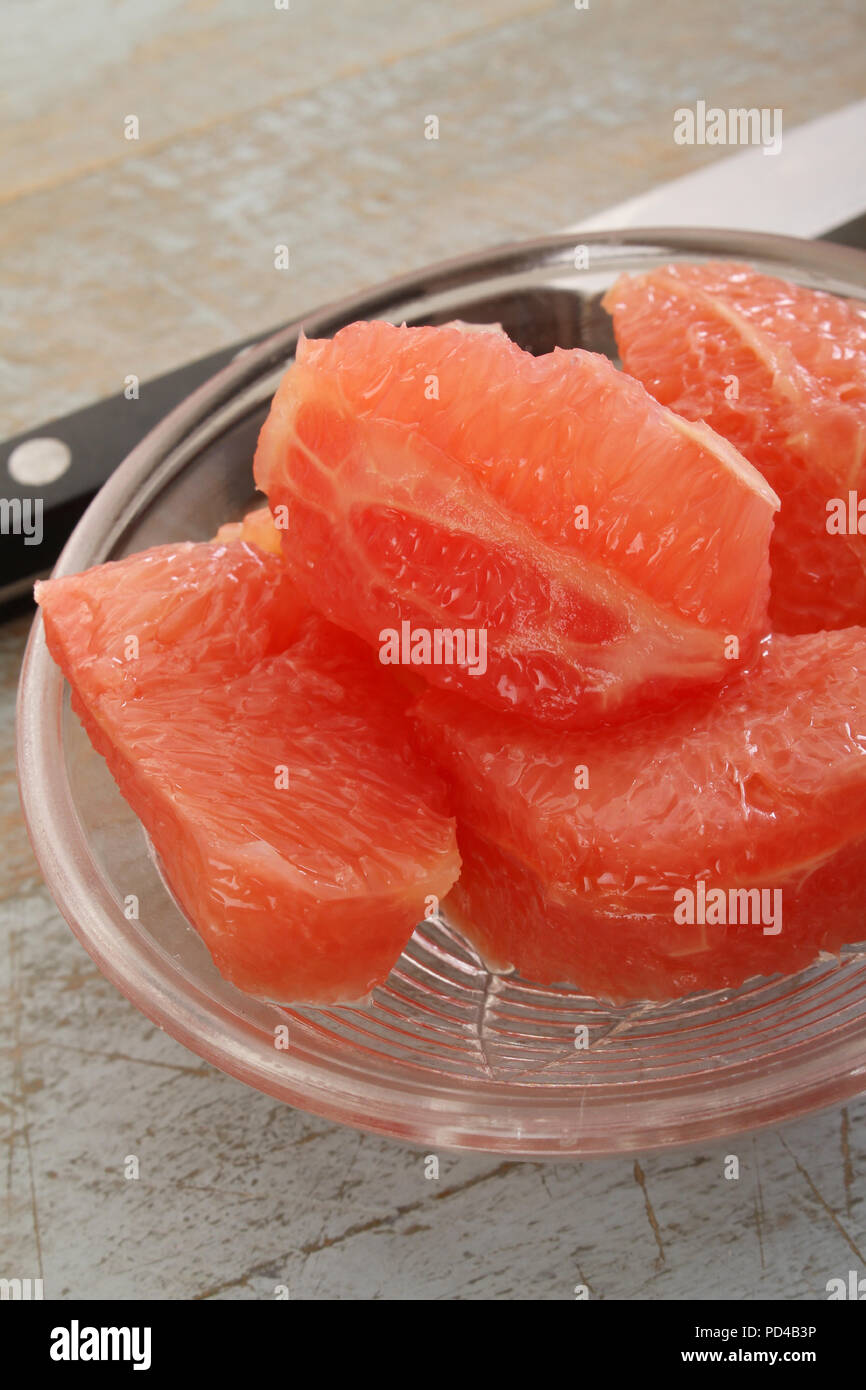 prepared grapefruit segments Stock Photo - Alamy