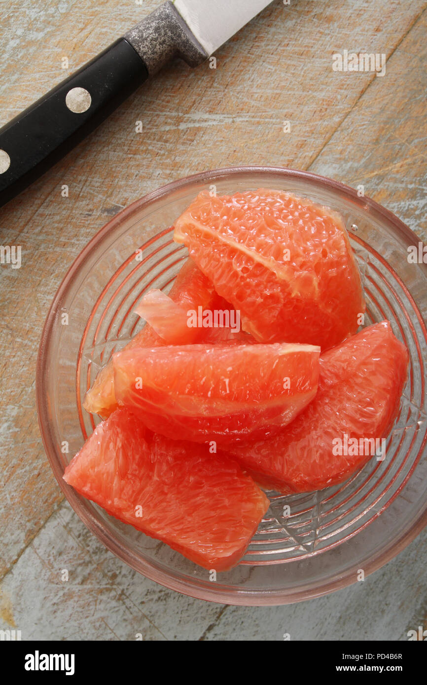 prepared grapefruit segments Stock Photo - Alamy