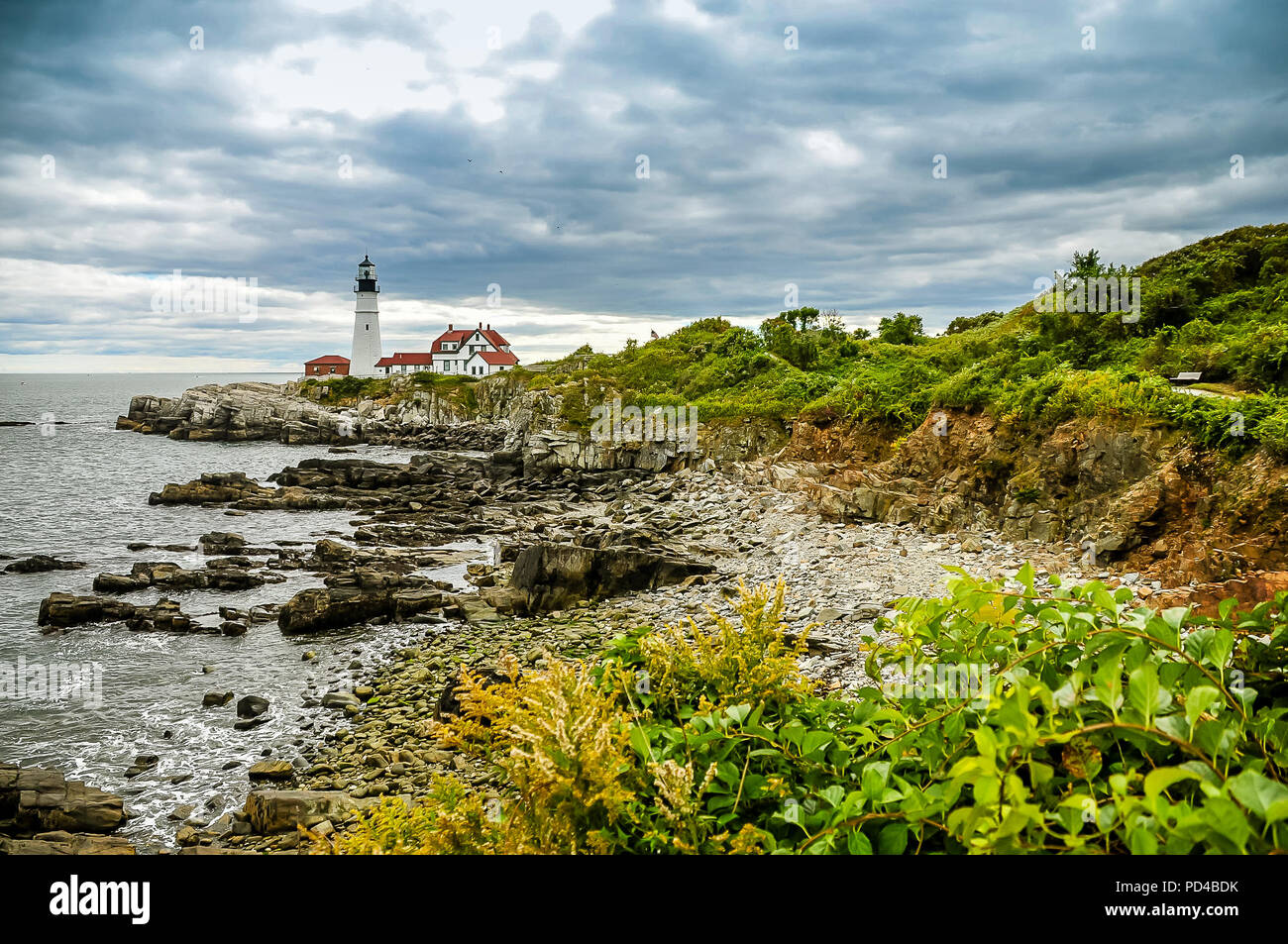 Portland Head Light Stock Photo - Alamy