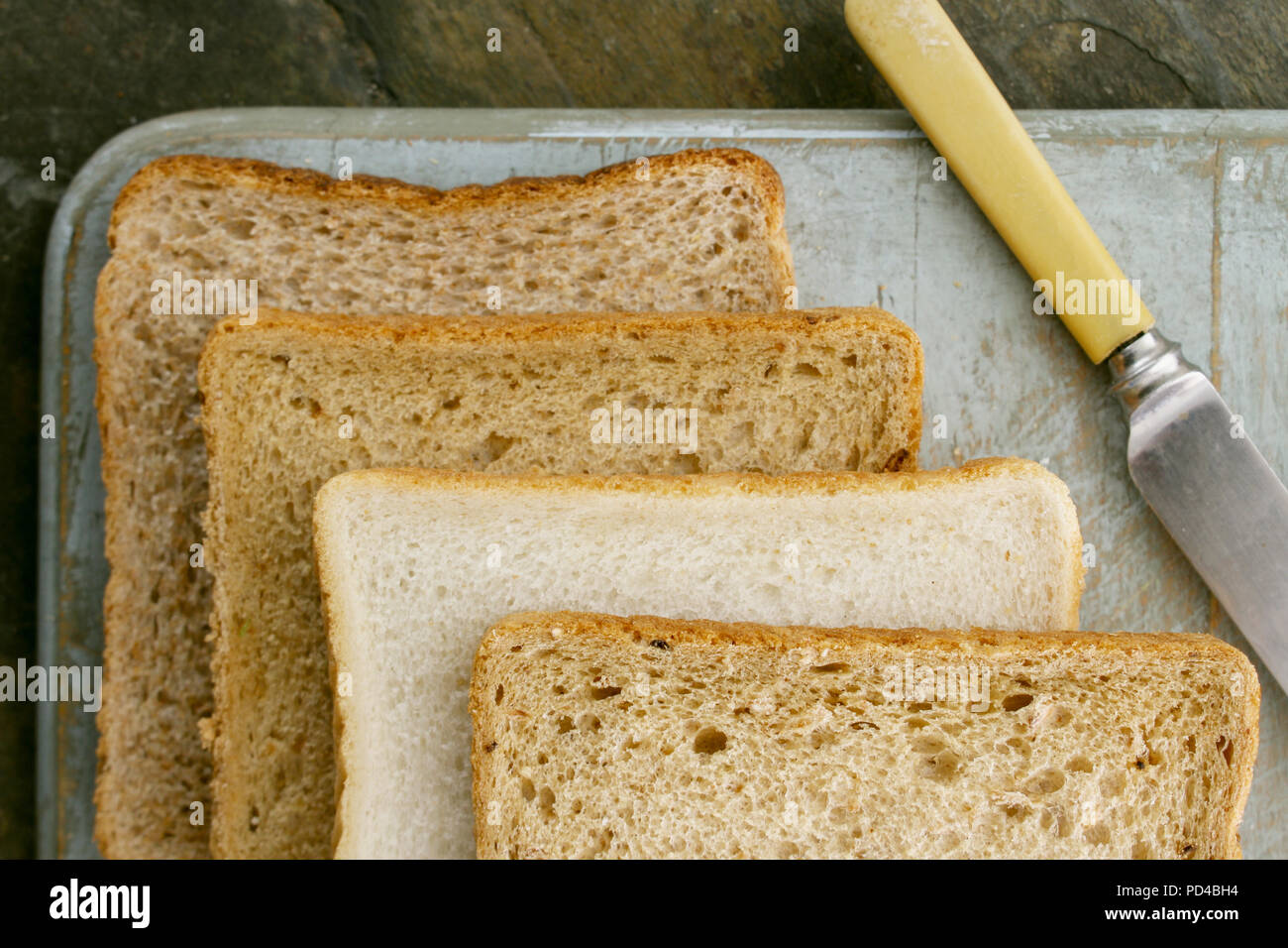 sliced bread selection Stock Photo - Alamy