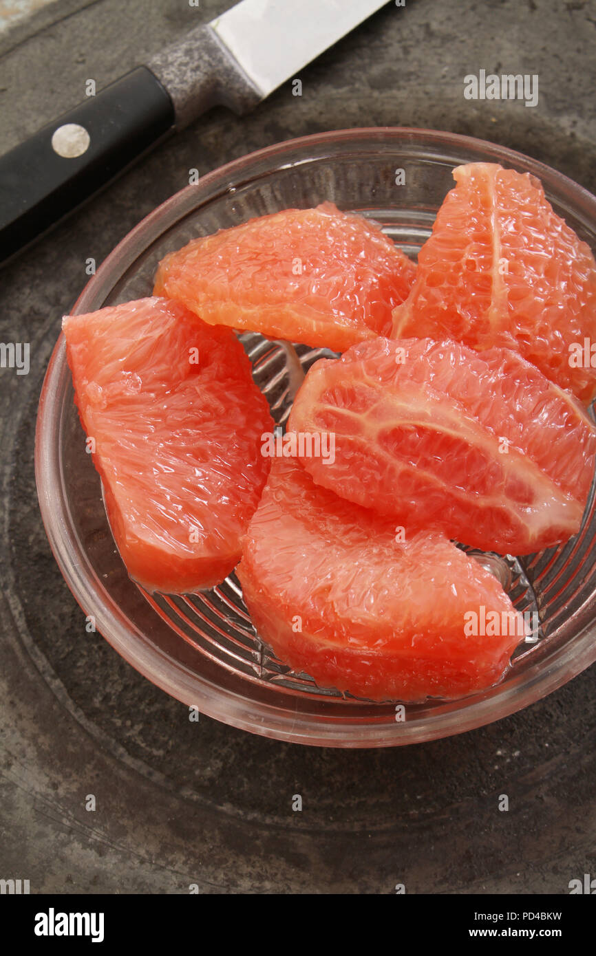 prepared grapefruit segments Stock Photo - Alamy