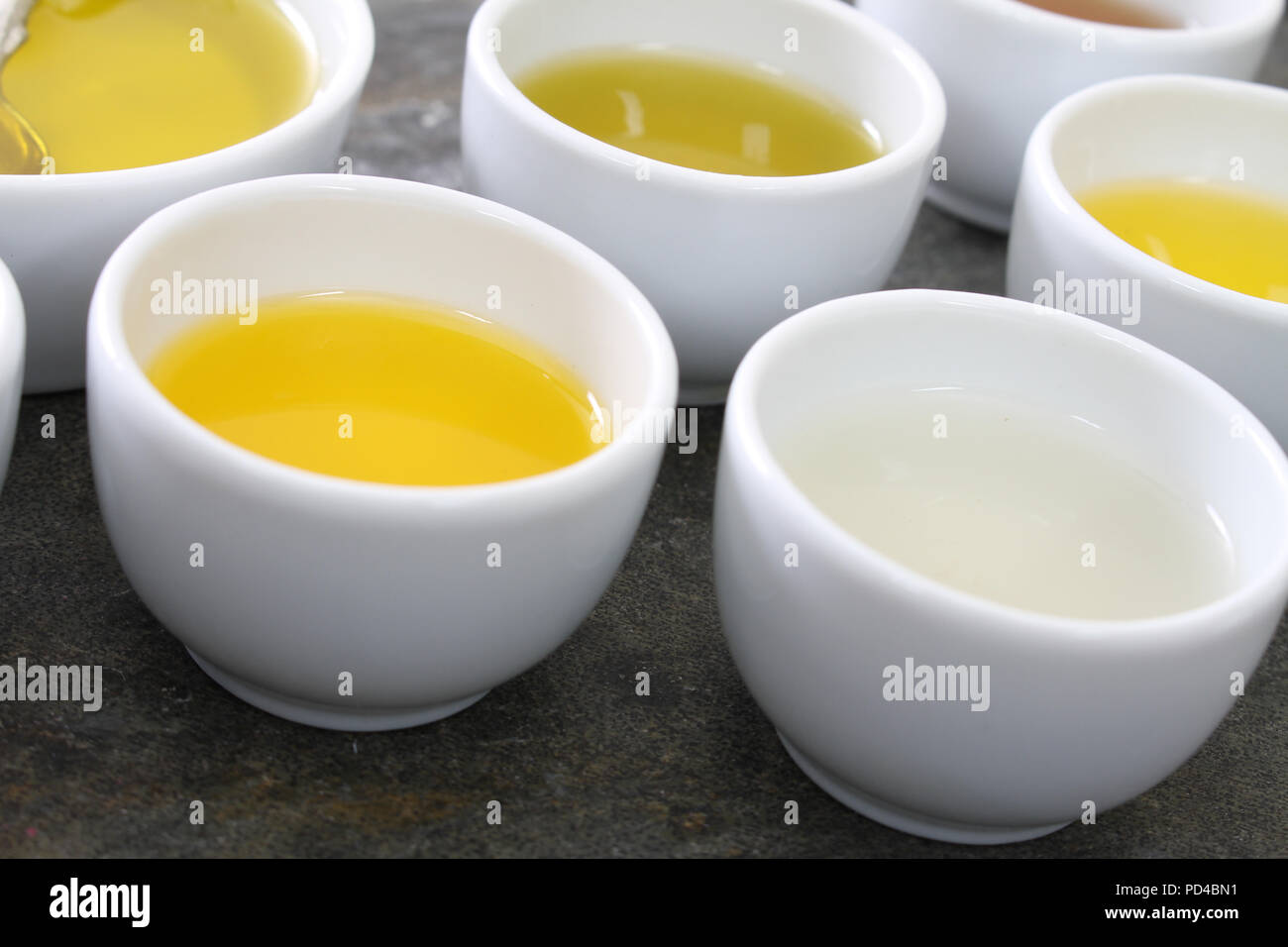 olive oil selection Stock Photo - Alamy
