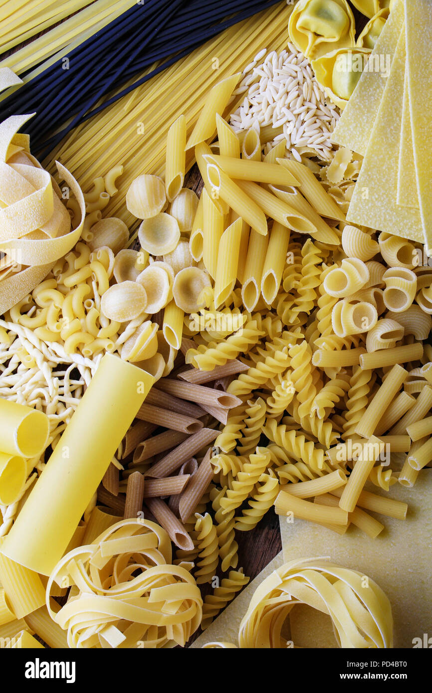 fresh uncooked pasta Stock Photo - Alamy