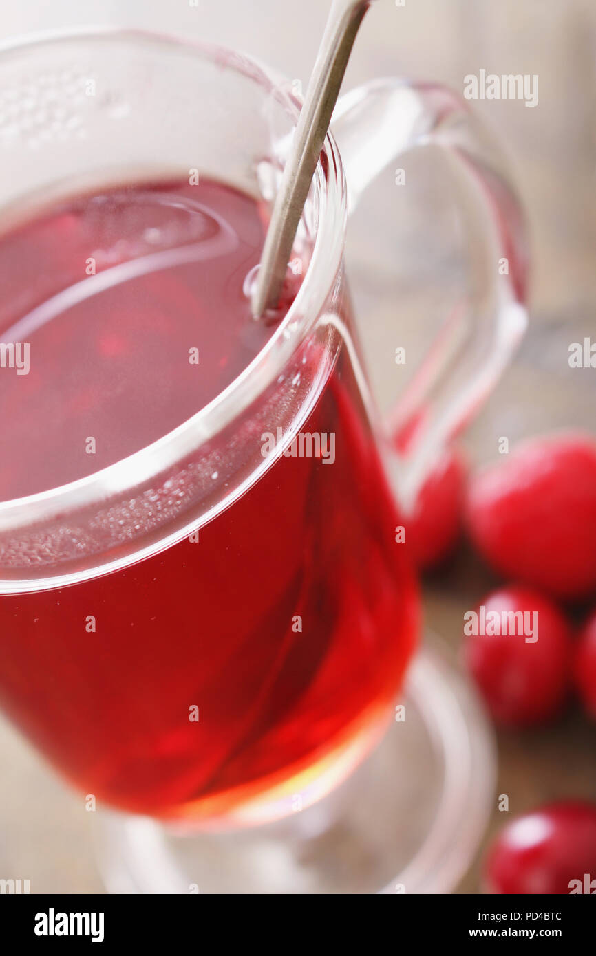 raspberry tea infusion Stock Photo - Alamy