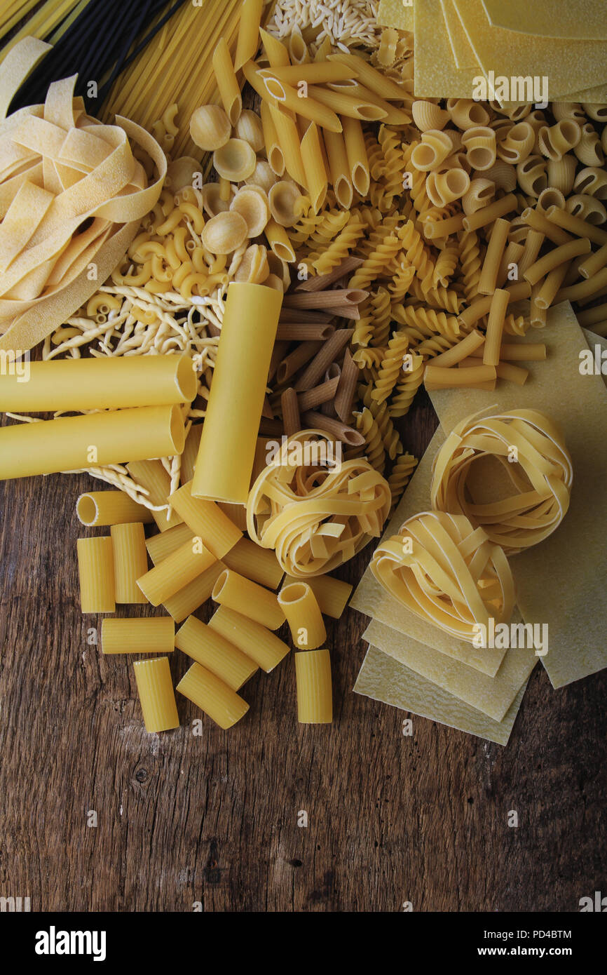 fresh uncooked pasta Stock Photo - Alamy