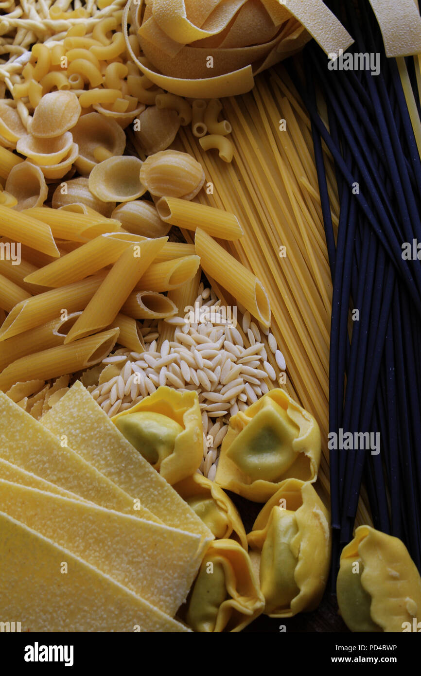 fresh uncooked pasta Stock Photo - Alamy