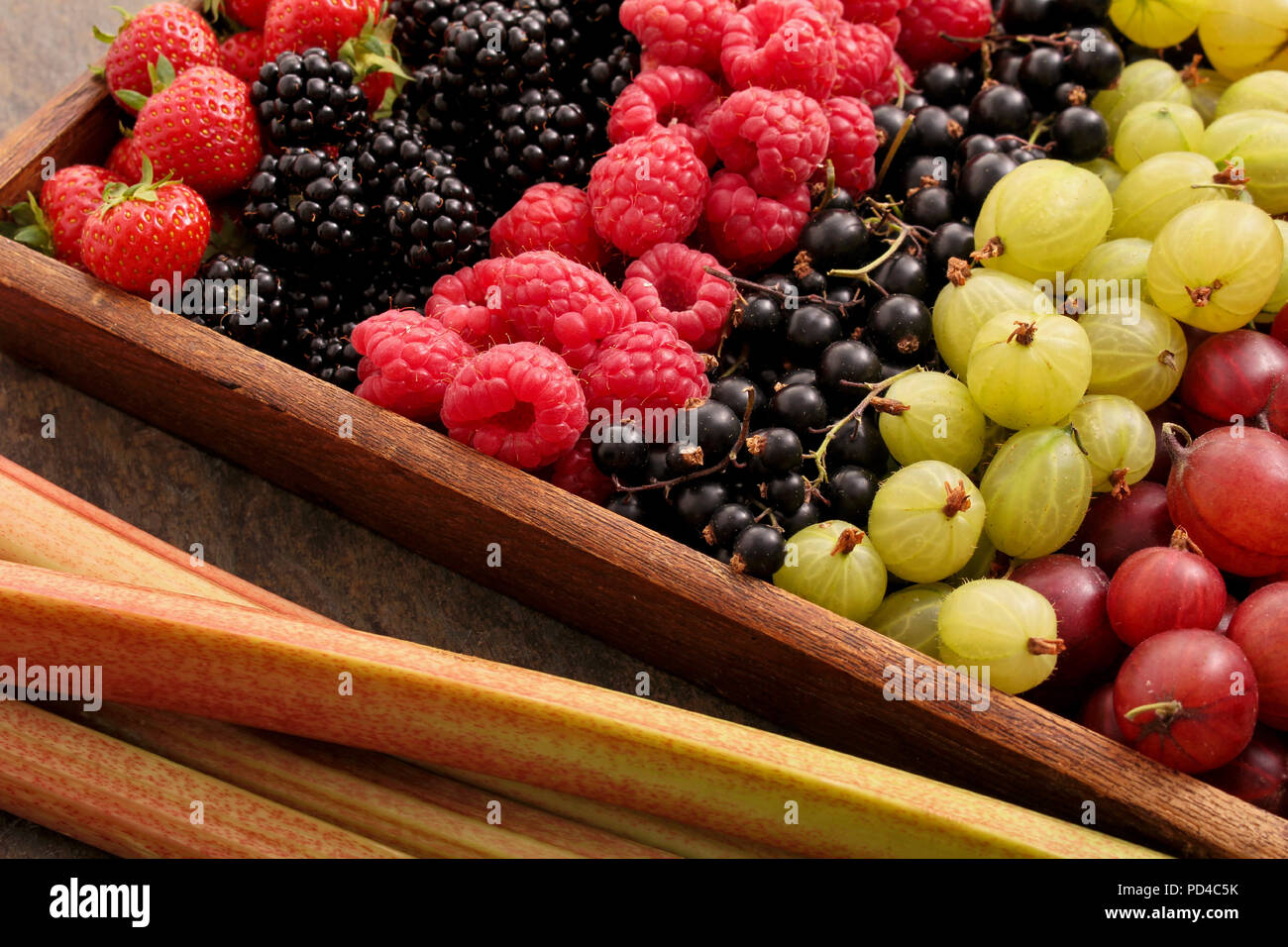 fresh mixed berry fruit Stock Photo - Alamy