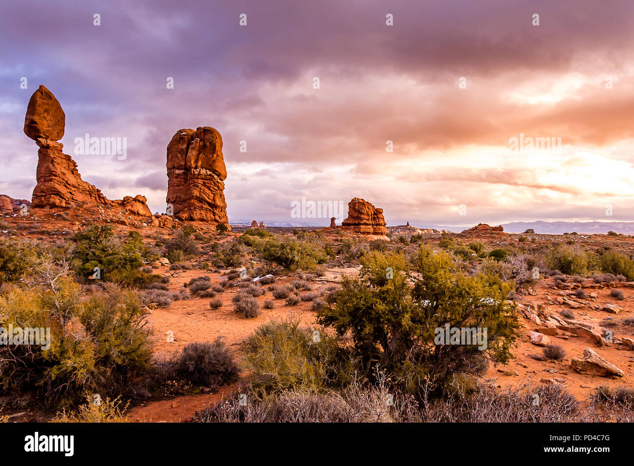 Moab desert sunset hi-res stock photography and images - Alamy