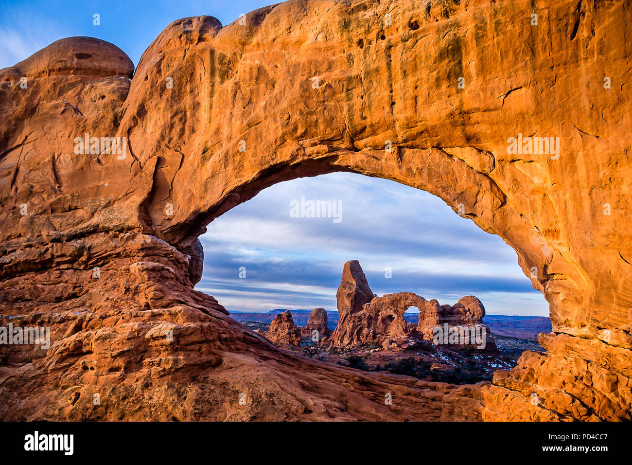 Turret Arch as seen through the North Arch Stock Photo - Alamy