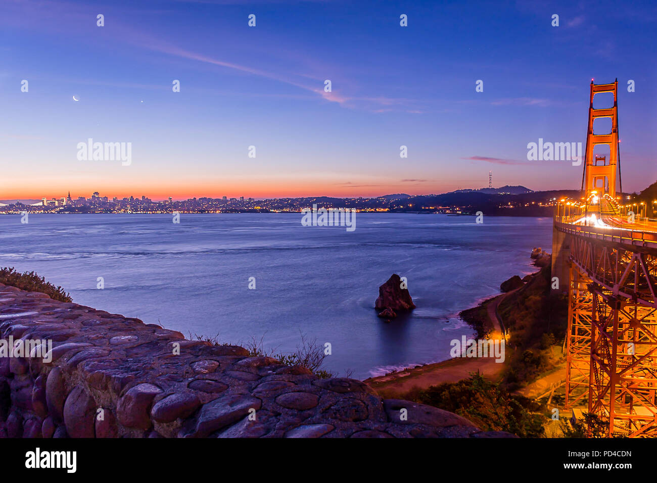 Vista Point Sunrise Stock Photo - Alamy