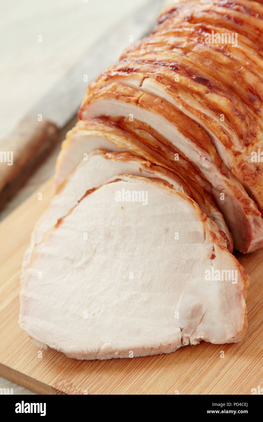 Roast pork carving joint hi-res stock photography and images - Alamy