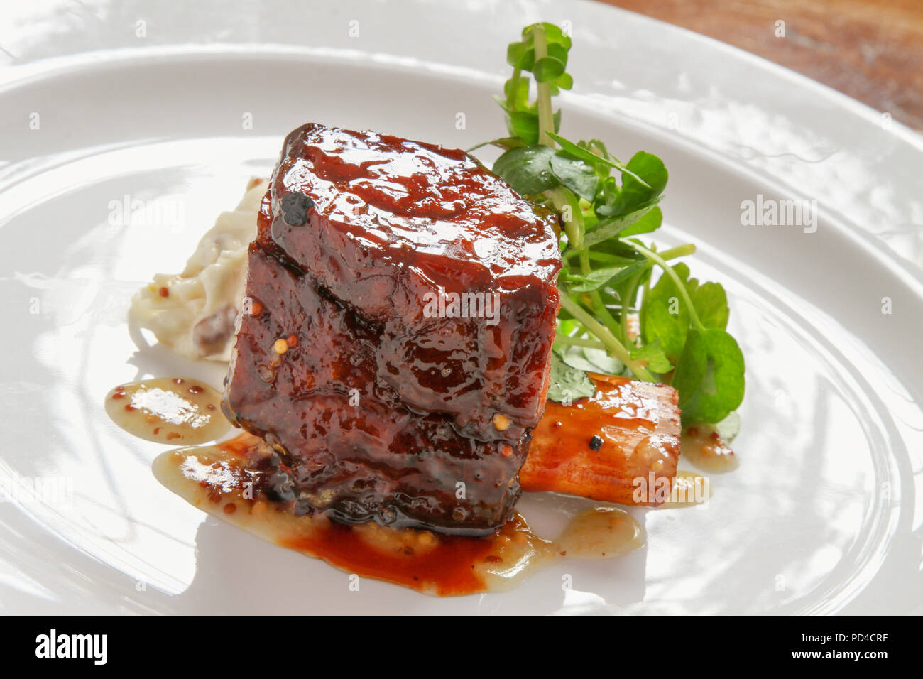 Glazed beef rib hi-res stock photography and images - Alamy