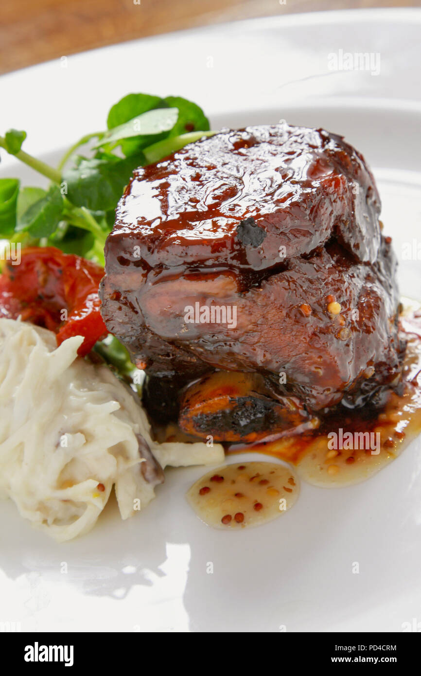 Glazed beef rib hi-res stock photography and images - Alamy