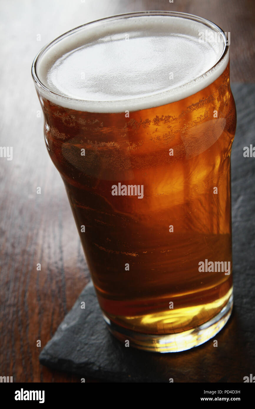 Pintof beer in glass hi-res stock photography and images - Alamy