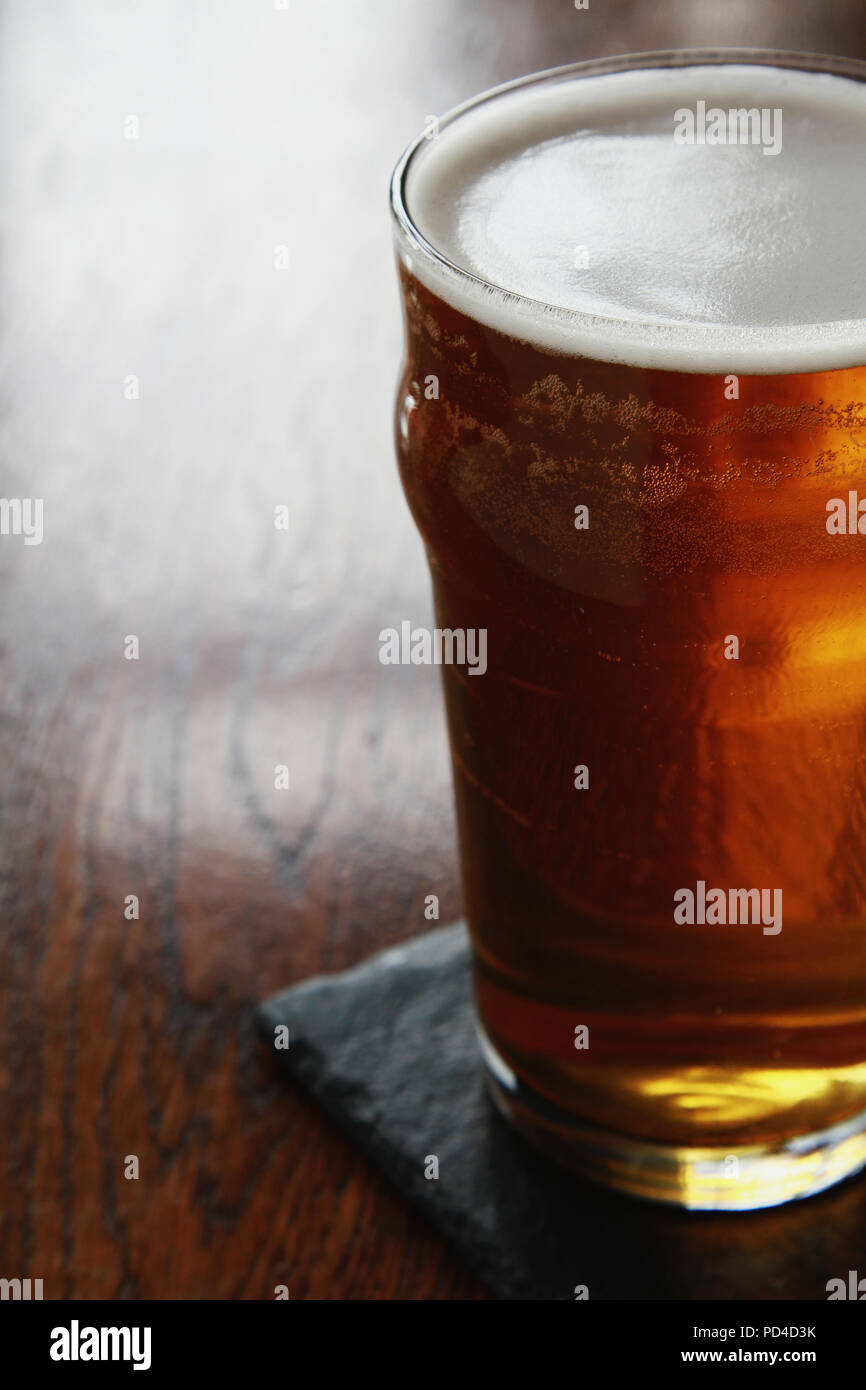 Pintof beer in glass hi-res stock photography and images - Alamy
