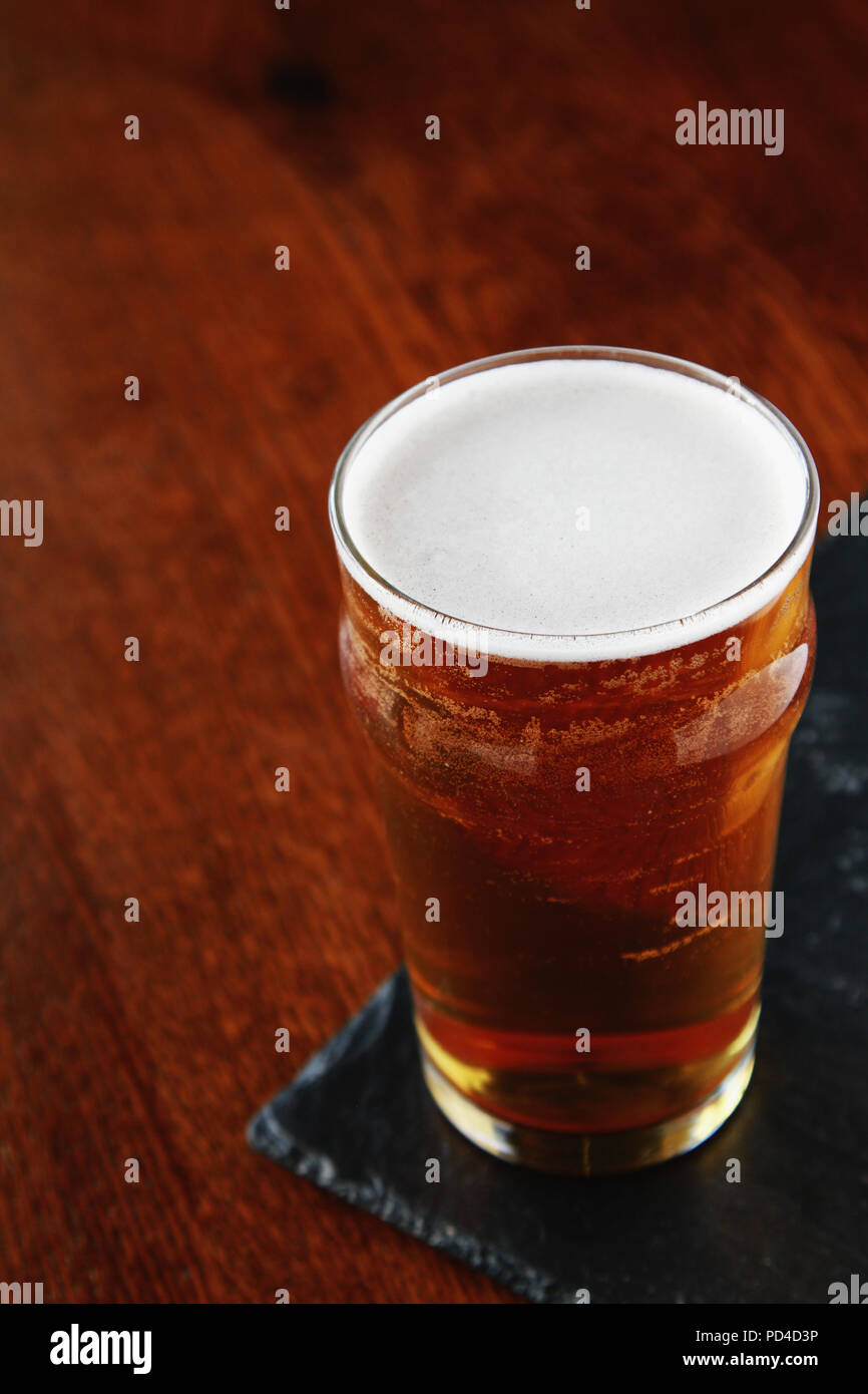 Pintof beer in glass hi-res stock photography and images - Alamy