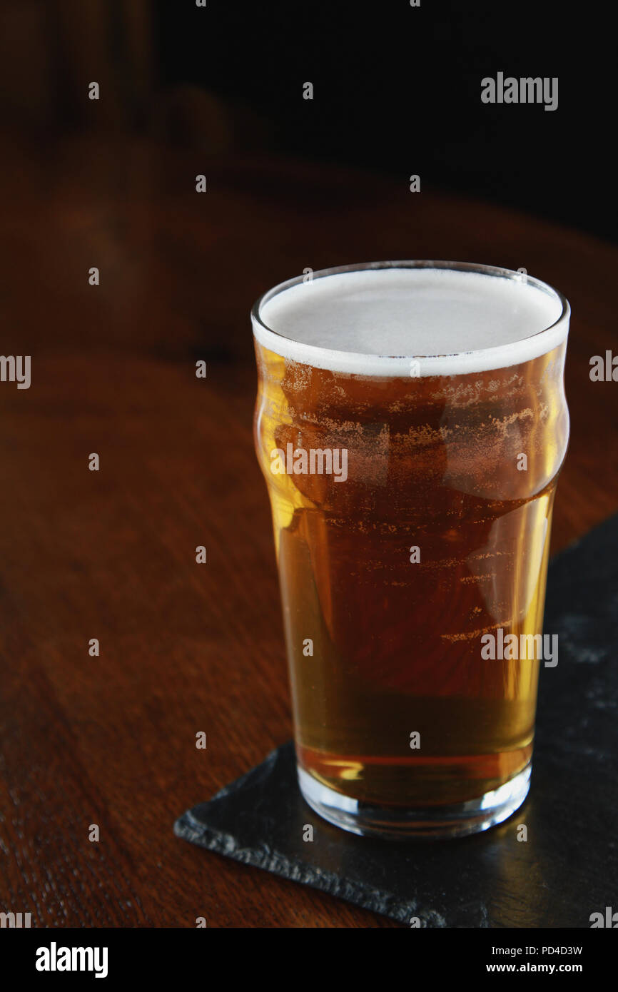 pint of beer in glass Stock Photo - Alamy