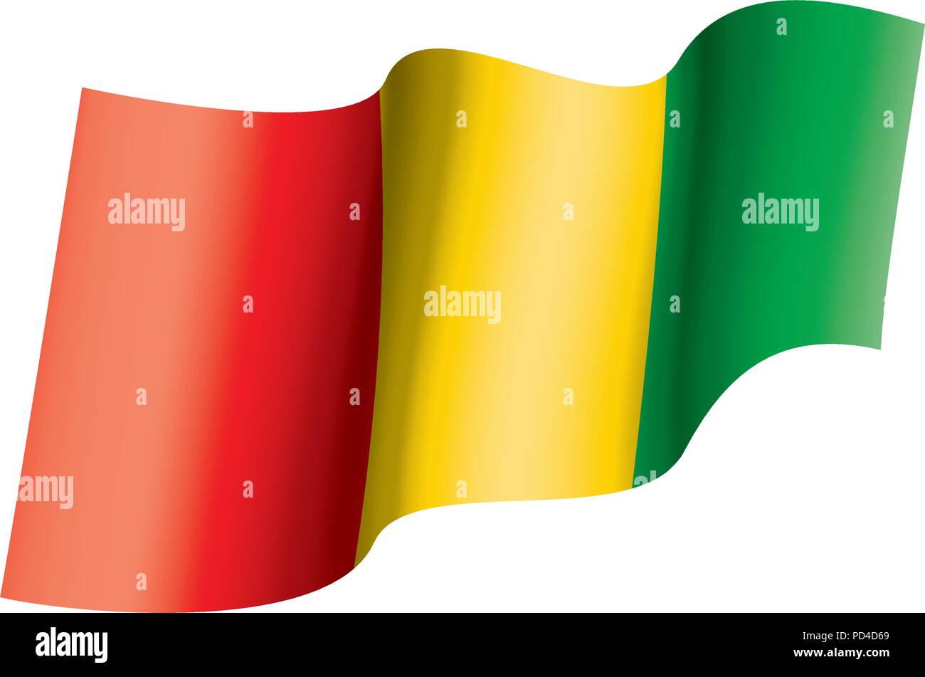 guinea flag, vector illustration Stock Vector Image & Art - Alamy