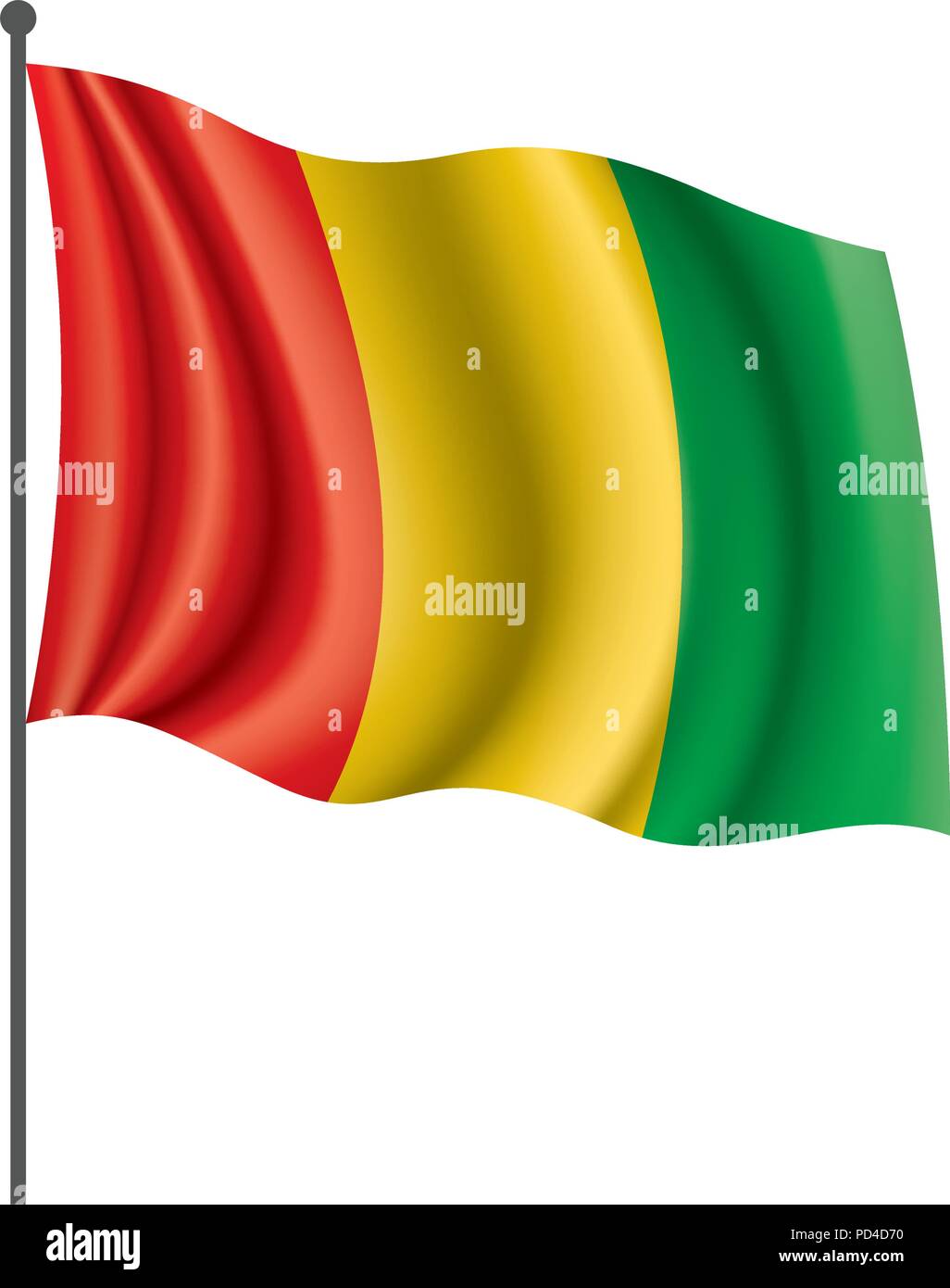 guinea flag, vector illustration Stock Vector Image & Art - Alamy