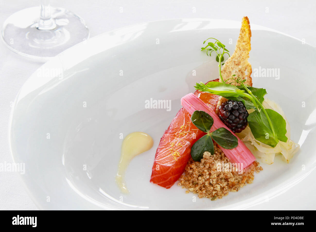 Cured Salmon Starter Appetizer High Resolution Stock Photography and ...