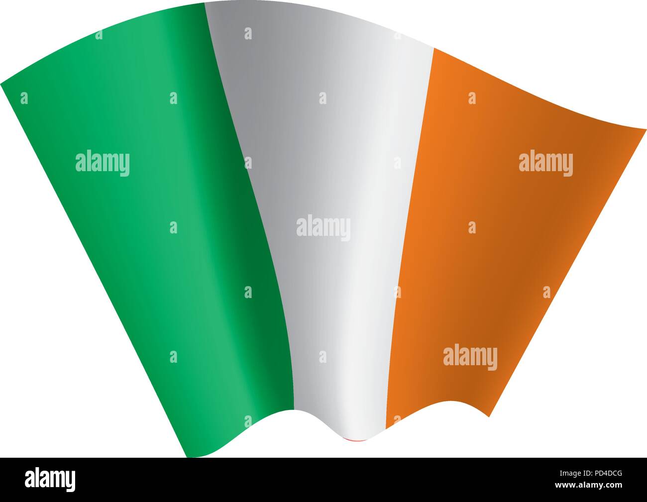 Ireland flag, vector illustration Stock Vector Image & Art - Alamy