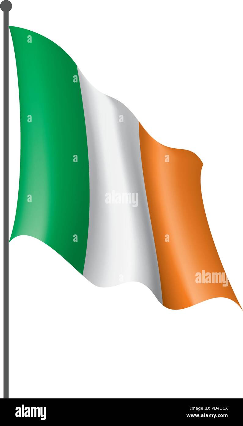 Ireland flag, vector illustration Stock Vector Image & Art - Alamy