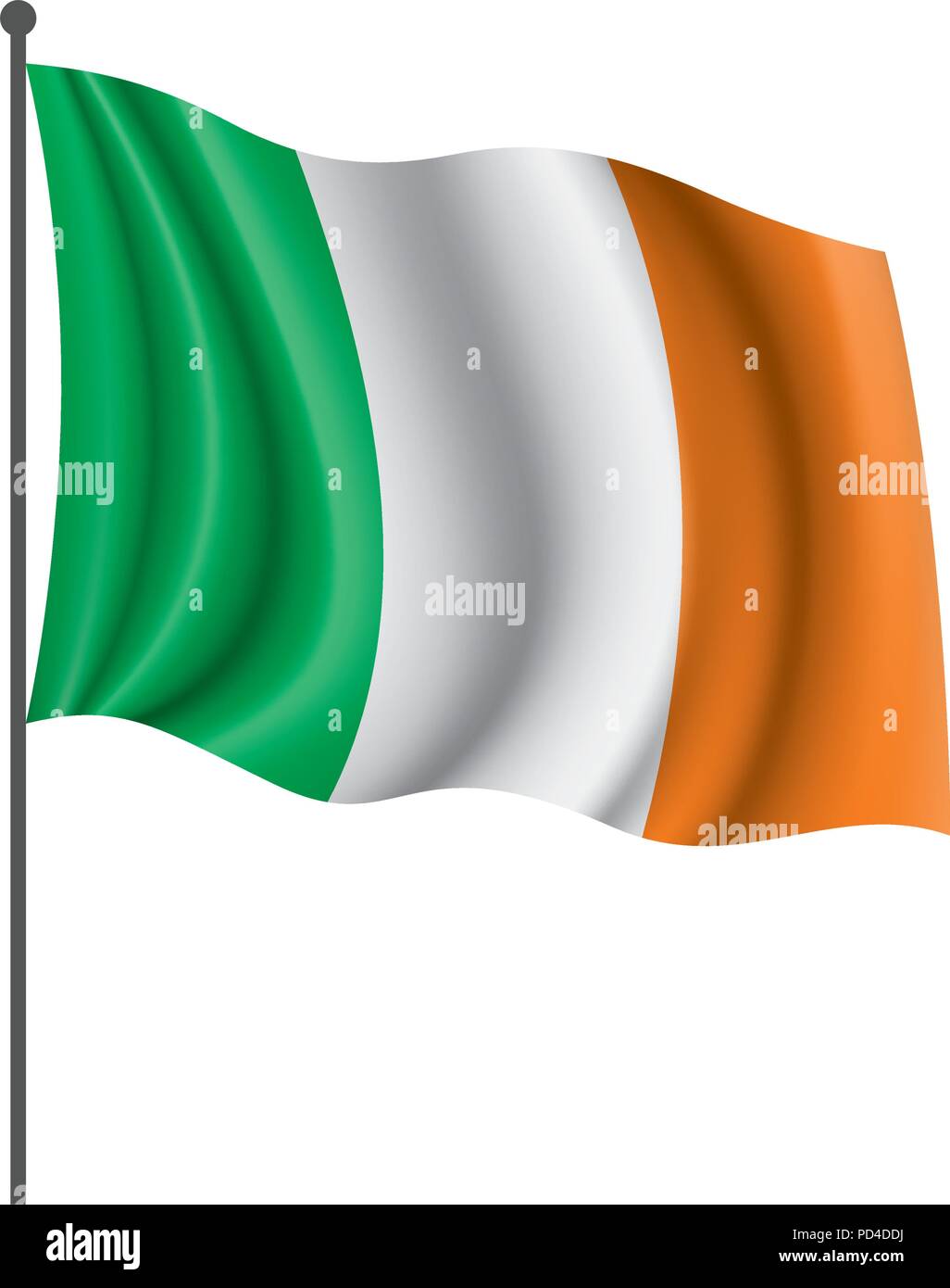 Ireland flag, vector illustration Stock Vector Image & Art - Alamy
