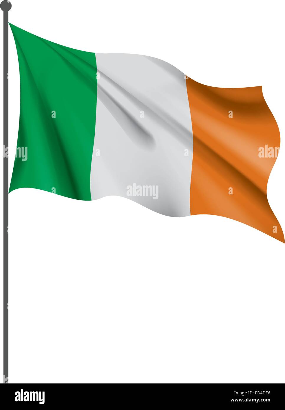 Ireland flag, vector illustration Stock Vector Image & Art - Alamy