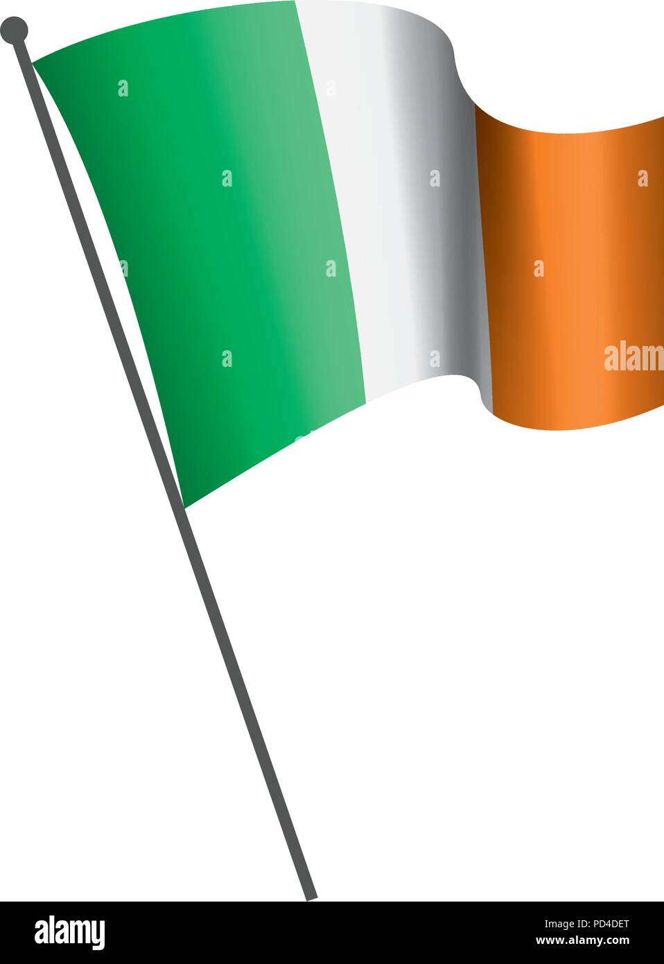 Ireland flag, vector illustration Stock Vector Image & Art - Alamy