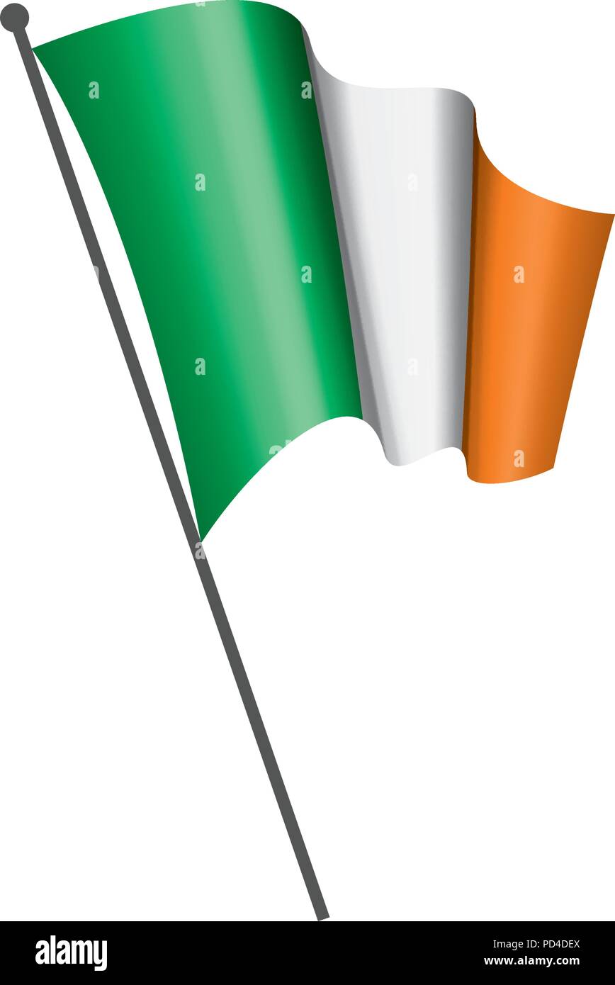 Ireland flag, vector illustration Stock Vector Image & Art - Alamy