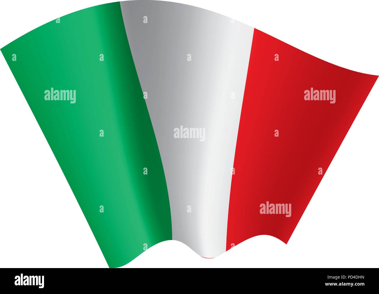 Italy flag, vector illustration Stock Vector Image & Art - Alamy