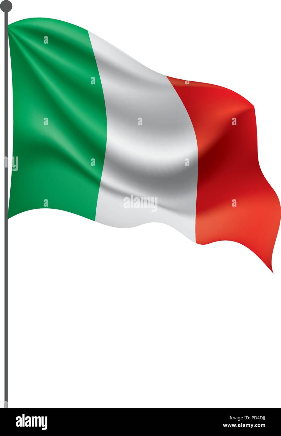 Italy flag, vector illustration Stock Vector Image & Art - Alamy