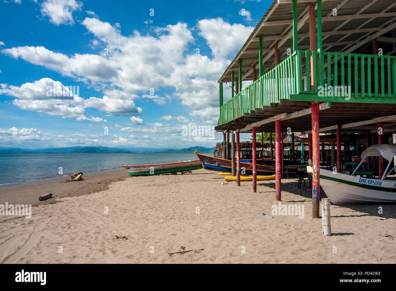 Punta Raton tropical beaches at the south west of Honduras in the ...