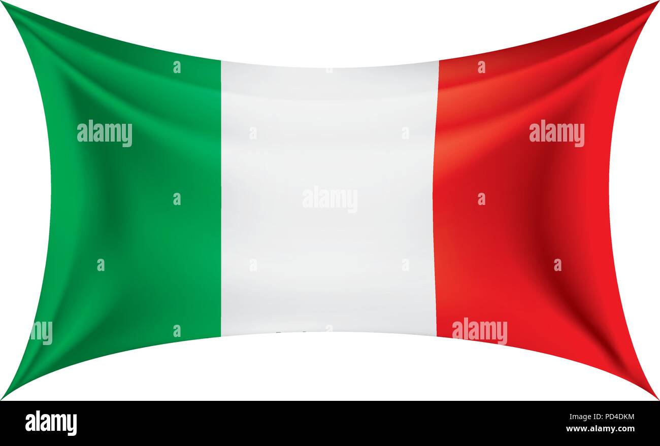Italy flag, vector illustration Stock Vector Image & Art - Alamy