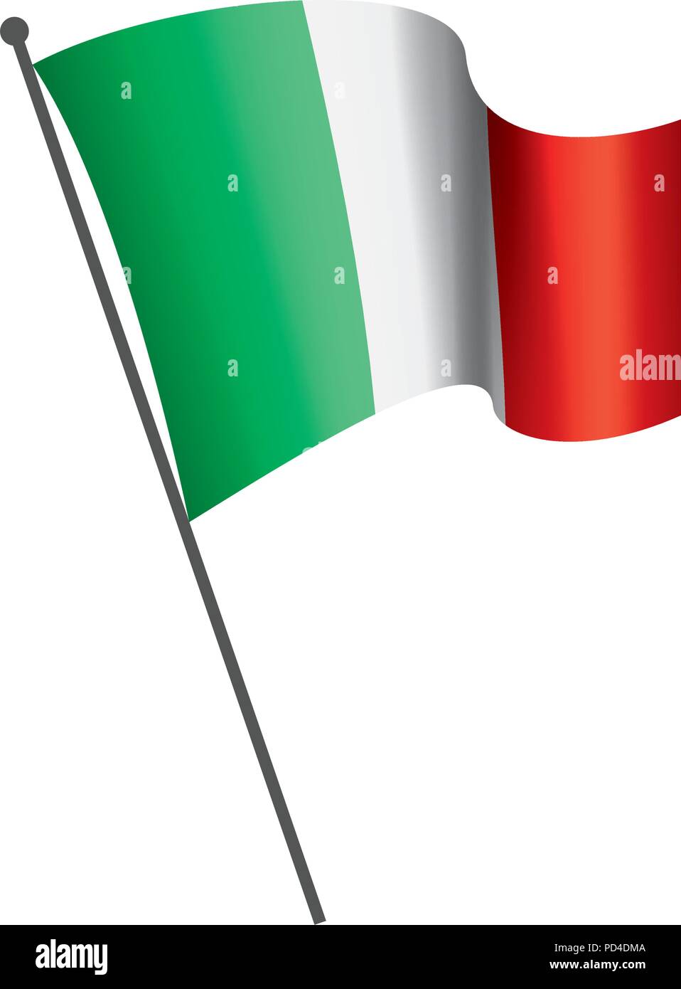 Italy flag, vector illustration Stock Vector Image & Art - Alamy